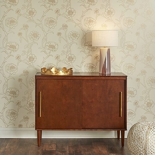 Click here for Tempaper Peonies Peel & Stick Wallpaper  One Size... prices