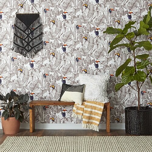 Click here for Tempaper Toucan Peel & Stick Wallpaper  One Size... prices
