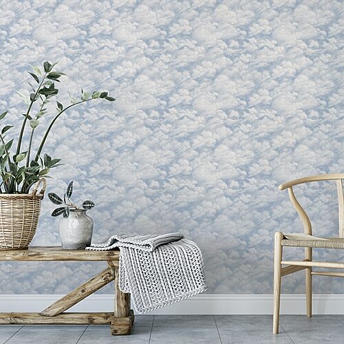 Click here for Tempaper Clouds Peel & Stick Wallpaper  One Size... prices