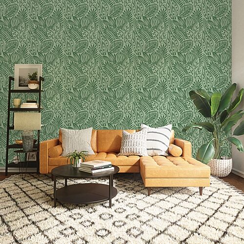 Click here for Tempaper Canvas Palm Peel & Stick Wallpaper  One S... prices