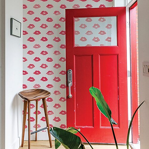Click here for Tempaper Painted Lip Peel & Stick Wallpaper  One S... prices