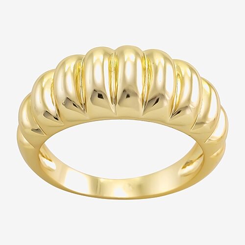 Click here for Sparkle Allure Ribbed Textured Dome Womens 2.5MM 1... prices