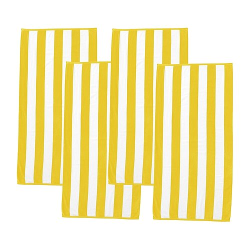 Click here for Linery Cabana Stripe 4-pc. Quick Dry Beach Towel... prices