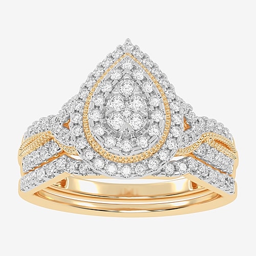 Click here for Womens 1/2 CT. T.W. Natural White Diamond 10K Gold... prices