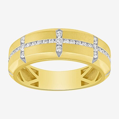 Click here for Mens 1/2 CT. T.W. Lab Grown White Diamond 10K Gold... prices