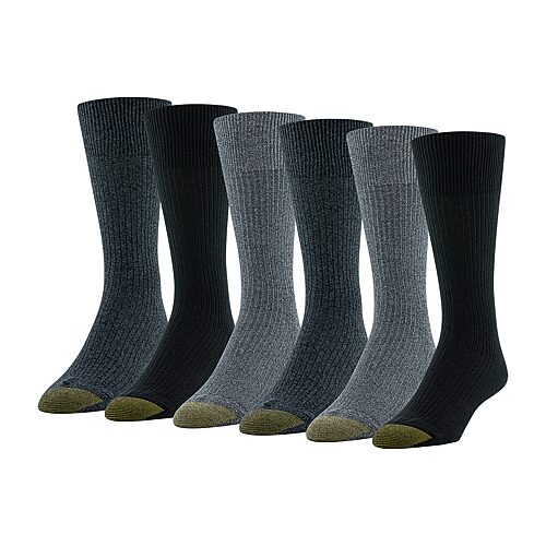 Click here for Gold Toe Stanton Mens 6 Pair Big and Tall Crew Soc... prices