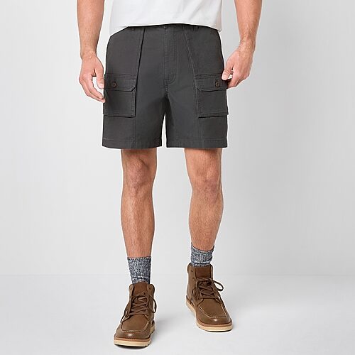 Click here for St. Johns Bay Canvas Hiking Mens 7 Cargo Short  40... prices