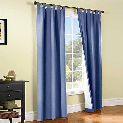 Click here for Weathermate Tab Curtain Pair - Blue prices