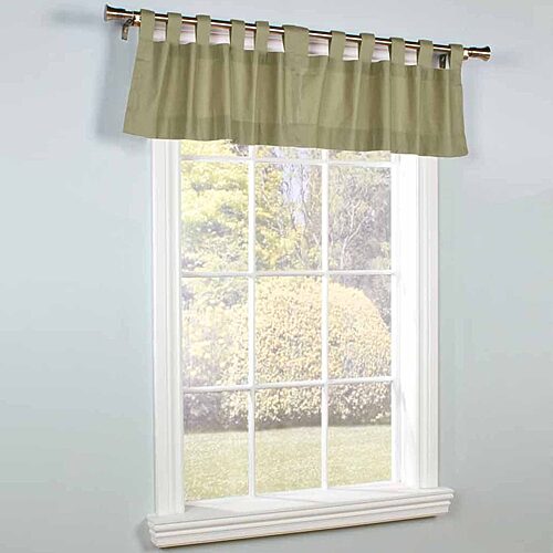 Weathermate Sage Tab Valance - 40x15