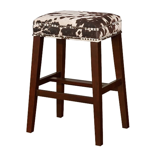 Walt Nailhead Trim Upholstered Bar Stool  One Size  Brown