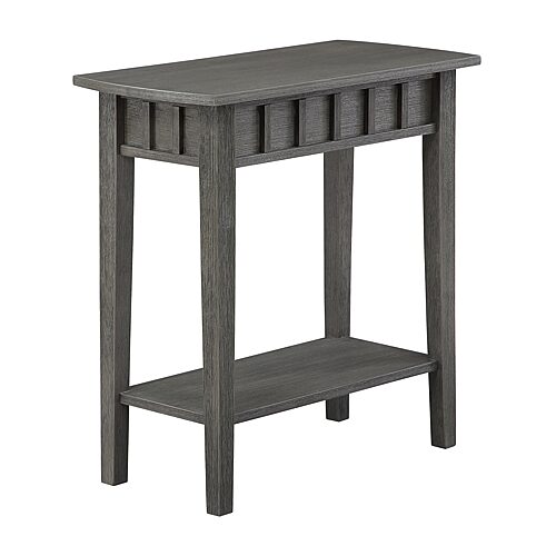 Click here for Dennis End Table with Shelf  One Size  Gray prices