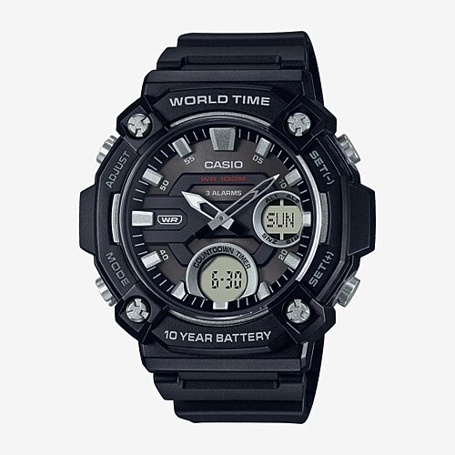 Click here for Casio Mens Analog-Digital Sport Watch with Black D... prices