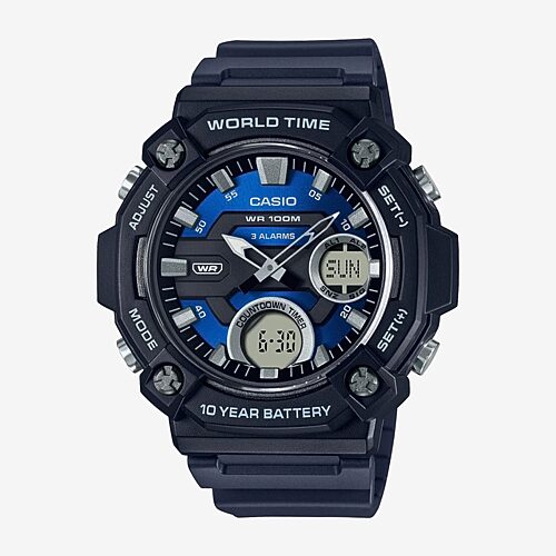 Click here for Casio Mens Analog-Digital Sport Watch with Blue Di... prices