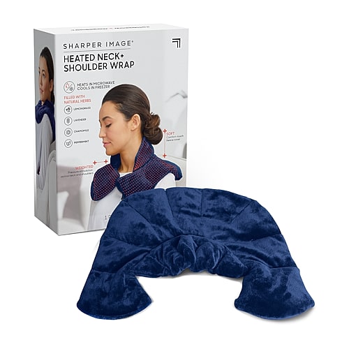 Click here for Sharper Image Heated Neck + Shoulder Wrap  One Siz... prices