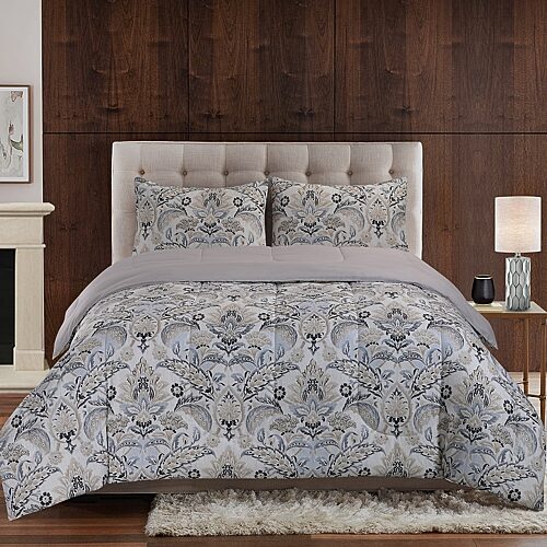 Hudson & Main Westley 3-pc. Reversible Comforter Set  One Size  Beige