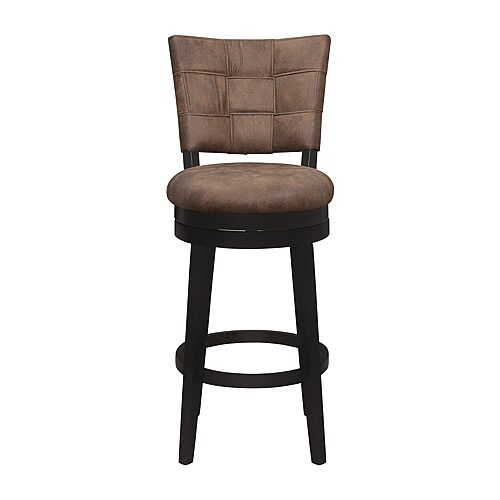 Click here for Kaede Swivel Bar Stool  One Size  Black prices