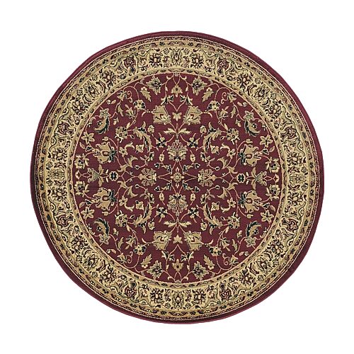 Click here for Closeout! Km Home Umbria 953 53 x 53 Round Rug - B... prices