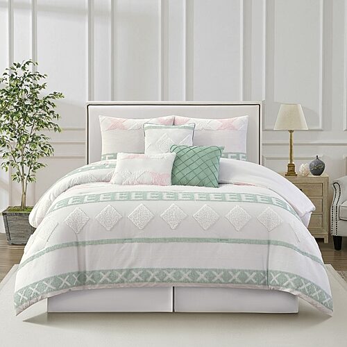 Click here for Stratford Park Genoa Geometric 7-Pc. Comforter Set... prices