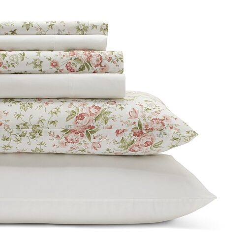 Click here for Laura Ashley Marissa Cotton Percale 6-Pc. Sheet Se... prices