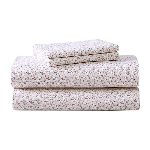 Click here for Laura Ashley(R) Evie Cotton Flannel Sheet Set prices