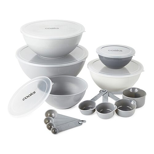 Click here for Cooks 18-pc. Mixing Bowls with Lids  One Size  Gra... prices