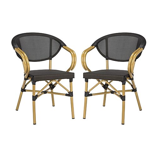 Click here for Safavieh Burke 2-pc. Armchair  One Size  Black prices