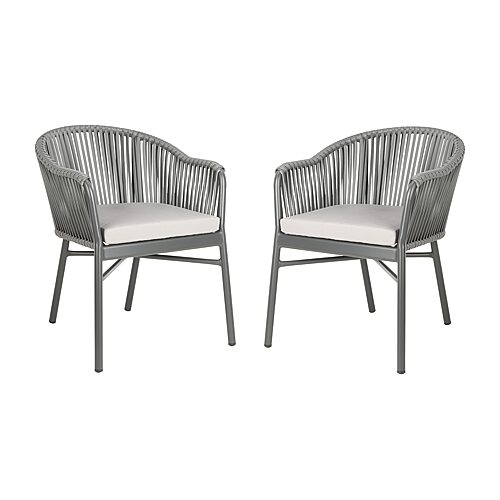 Safavieh Stefano Stackable Rope Chairs  Set of 2