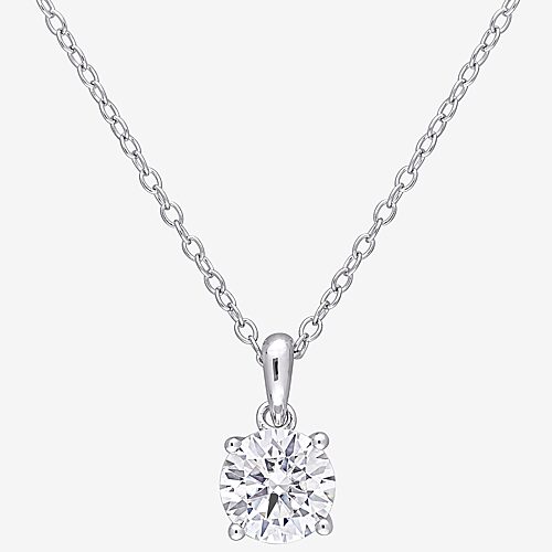 Click here for Womens Lab Created White Moissanite Sterling Silve... prices
