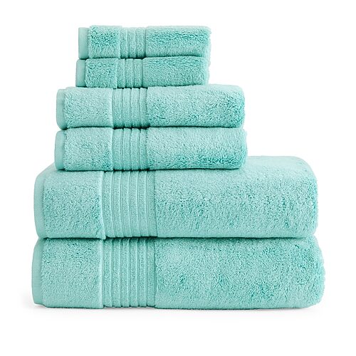 Click here for Liz Claiborne Signature Plush 6pc Bath Sheet Set... prices