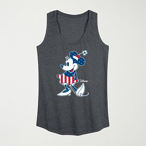 Click here for Minnie Flag Pattern Womens Scoop Neck Sleeveless M... prices