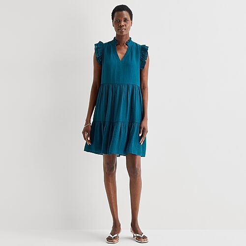 Click here for 52seven Womens Notch Neck Sleeveless Shift Dress... prices