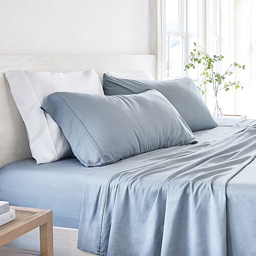 Ienjoy Home 300 Thread Count Linen Rayon From Bamboo Blend Deep Pocket Sheet Sets