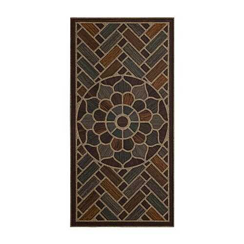Click here for Mohawk Home Ornamental Grain Polyester 24X48 Doorm... prices