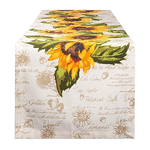 Click here for Design Imports Rustic Sunflowers Printed Table Run... prices