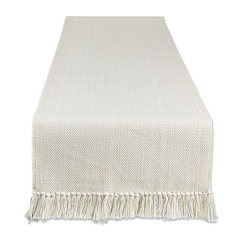 Click here for Design Imports Variegated Fringe Table Runner - Of... prices