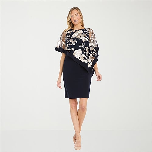 Click here for R & M Richards Womens Round Neck Sleeveless Sheath... prices