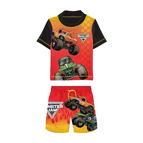 Click here for Toddler Boys UV Protection Monster Jam 2-pc. Rash... prices
