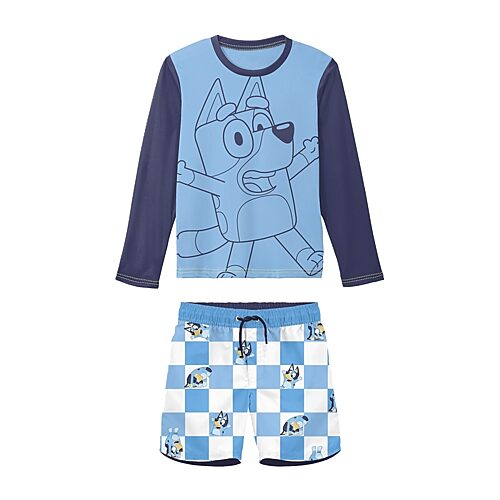 Click here for Little Boys UV Protection Bluey 2-pc. Rash Guard S... prices