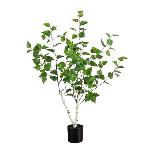 Click here for Nearly Natural 3ft Birch Indoor Artificial Tree  O... prices