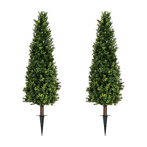 Click here for Nearly Natural 2-pc. 4ft Boxwood Integrated Ground... prices