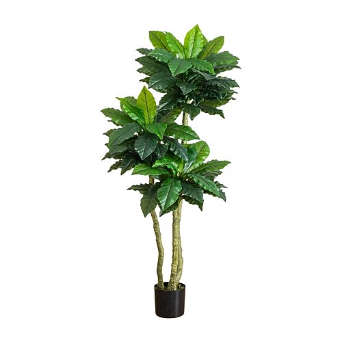 Click here for Nearly Natural 6ft Bird Nest Fern Indoor Outdoor A... prices