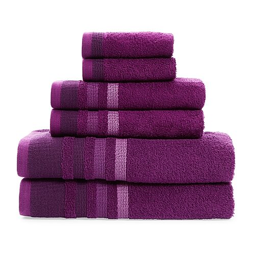 Click here for Home Expressions Stripe 6-pc. Bath Towel Set  One... prices