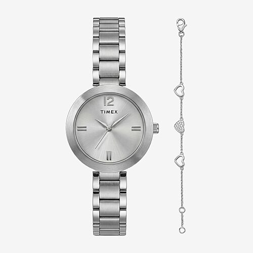Click here for Timex Womens Silver Tone 2-pc. Watch Boxed Set Twg... prices