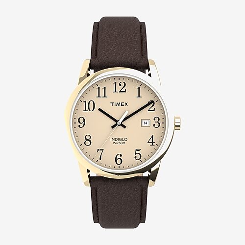 Click here for Timex Mens Brown Leather Strap Watch Tw2p75800jt... prices