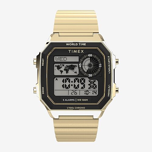 Click here for Timex Mens Digital Gold Tone Stainless Steel Brace... prices