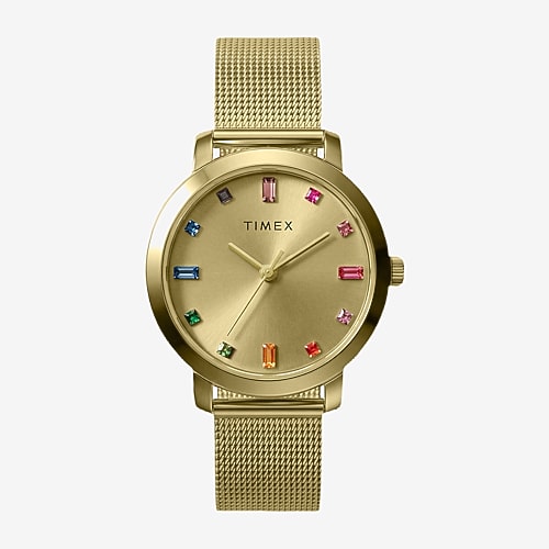 Click here for Timex Womens Gold Tone Stainless Steel Bracelet Wa... prices