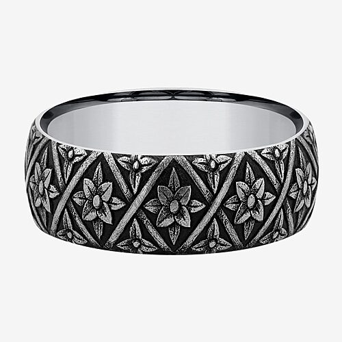 Click here for Mens 8MM Tungsten Wedding Band  9 1/2  Gray prices