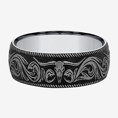 Click here for Mens 8MM Tungsten Wedding Band  8 1/2  Gray prices
