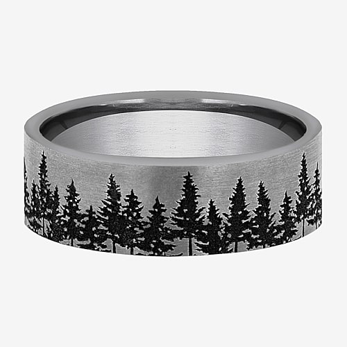 Click here for Mens 7MM Tungsten Wedding Band  8 1/2  Gray prices