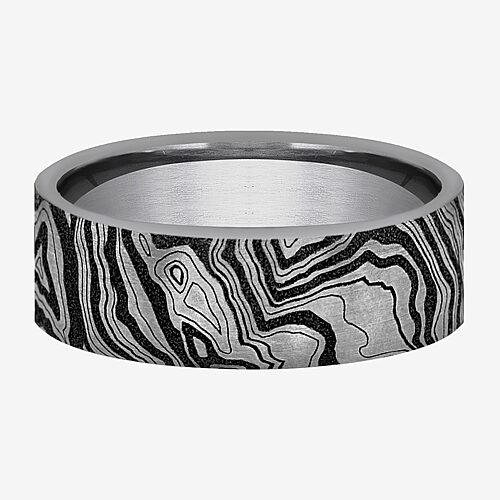 Click here for Mens 7MM Tungsten Wedding Band  12  Gray prices